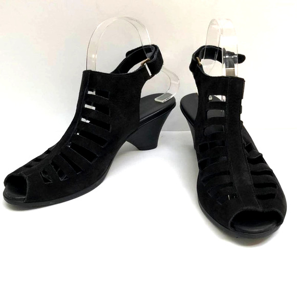 Arche | Shoes | Arche Enexor Sandals Nubuck Leather Cutouts Heel Eu 4 ...